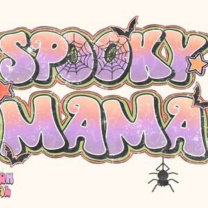 Spooky Mama Png-halloween Sublimation Digital Design Download-spooky ...
