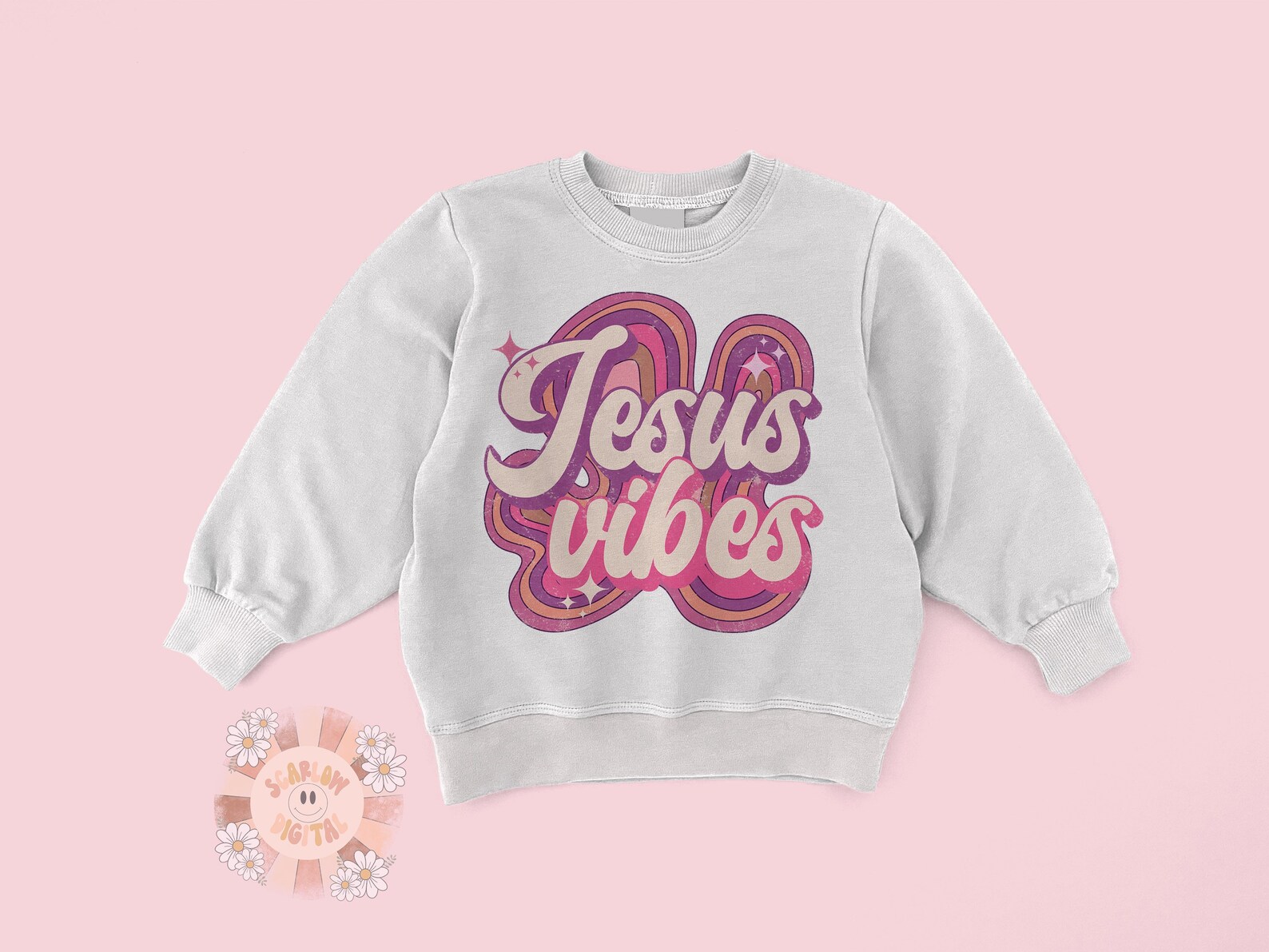 Jesus Vibes Png-retro Sublimation Digital Design - Etsy