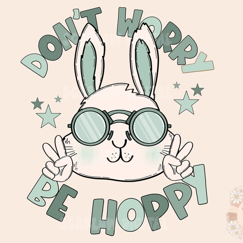 Be Hoppy Png-easter Sublimation Digital Design Download-spring - Etsy