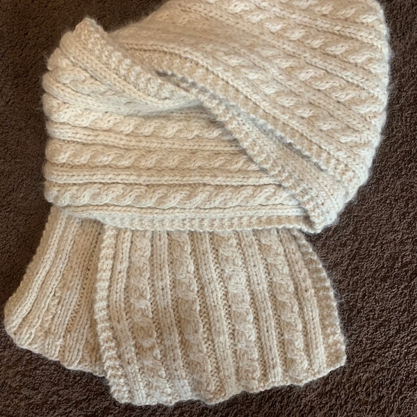 Knit Scarf Pattern - Etsy