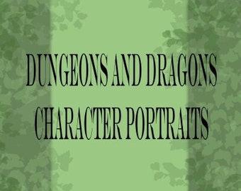 Custom Dungeons and Dragons Character Portrait - Etsy