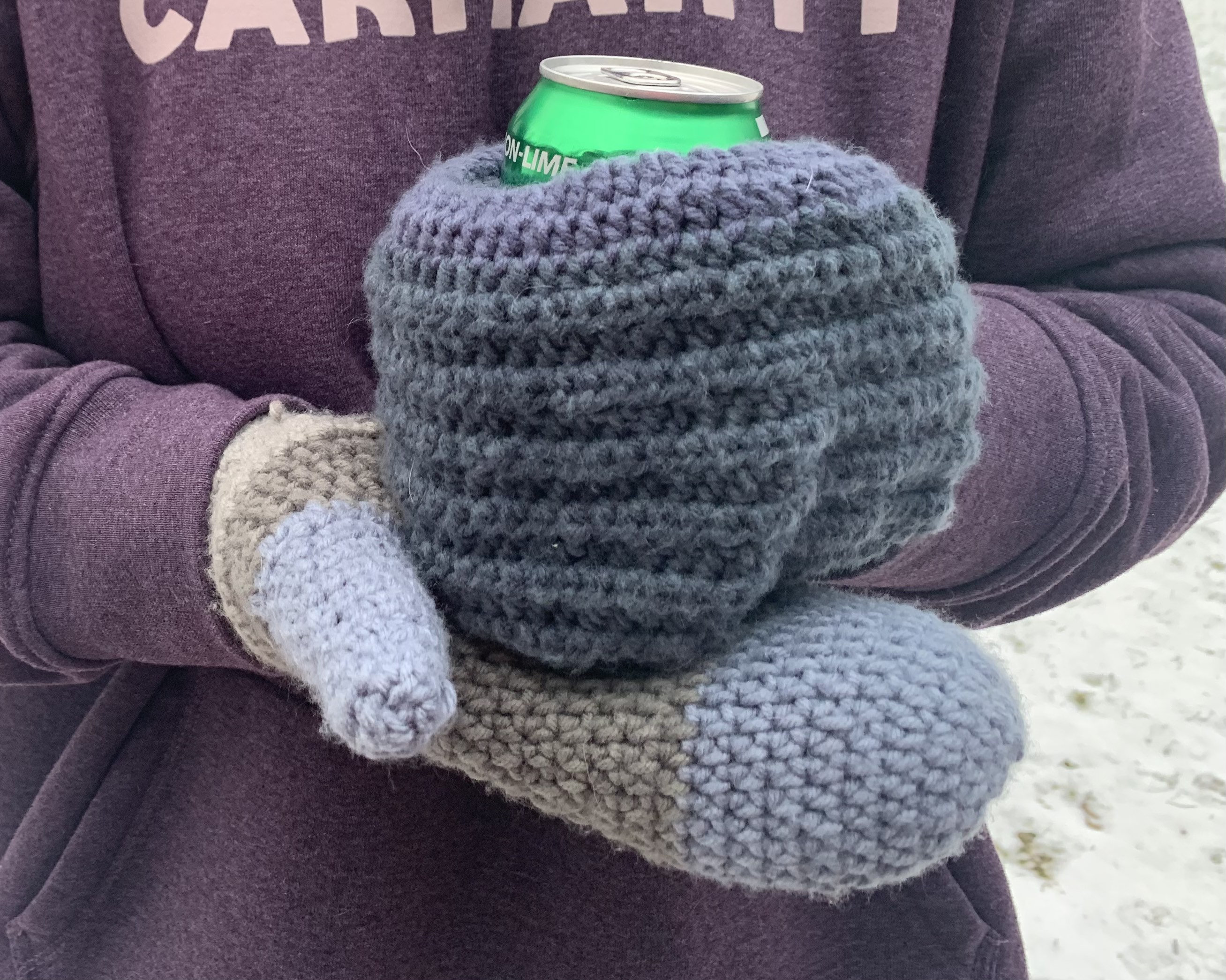 CUSTOM Handmade Crochet Beer Mittens / Koozie Mittens - Etsy