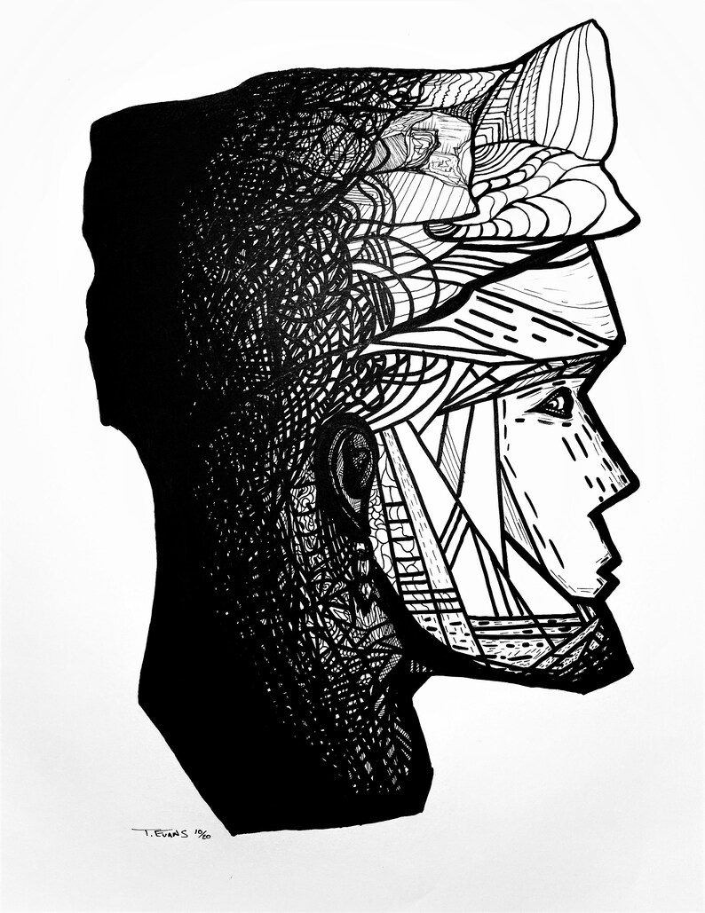 Face of an Ancestor 0 - Printable Artwork - Etsy