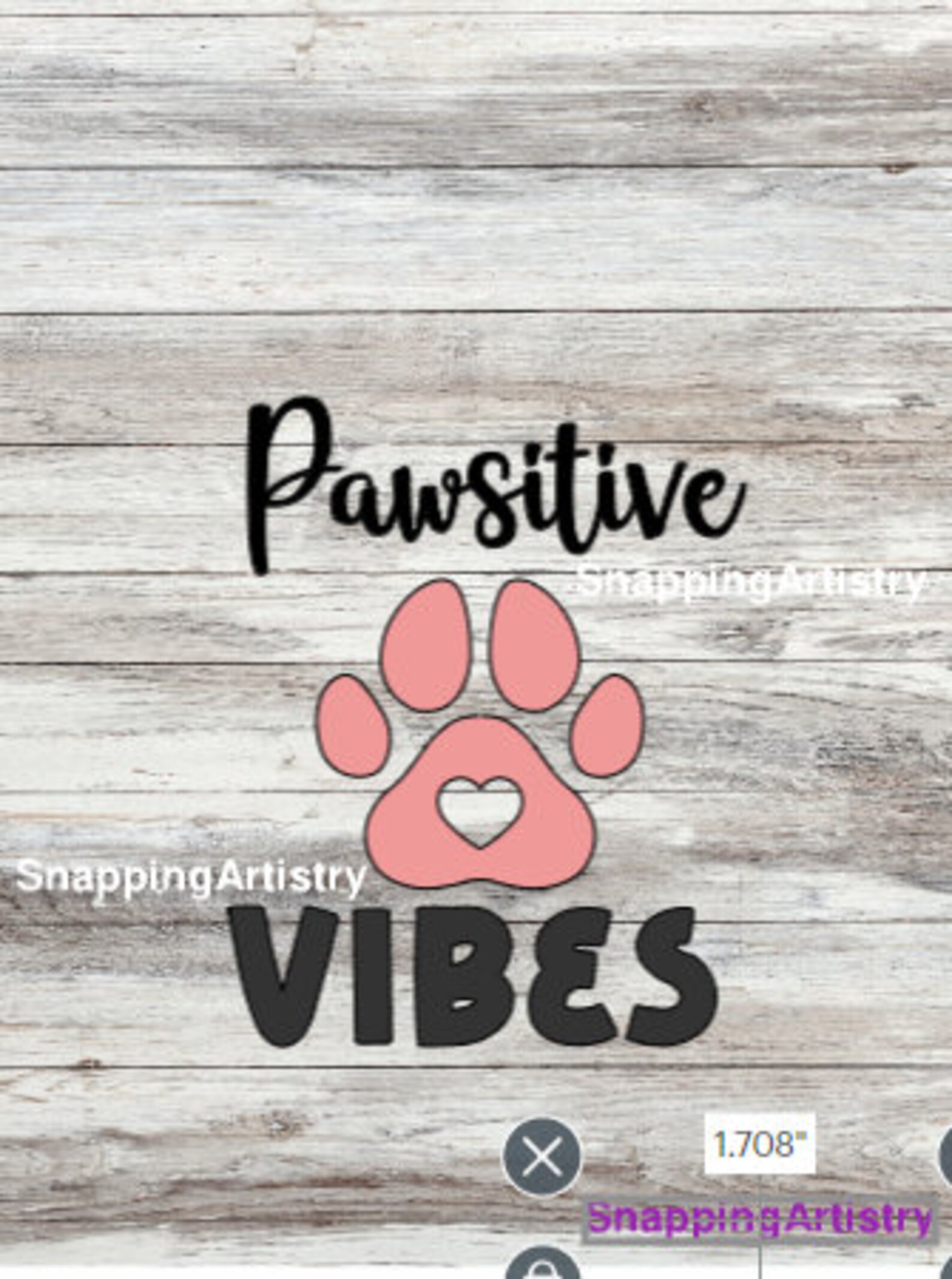 PAWSITIVE VIBES SVG, Pawsitive Paw, Dog Paw, Cat Paw, Digital Download ...