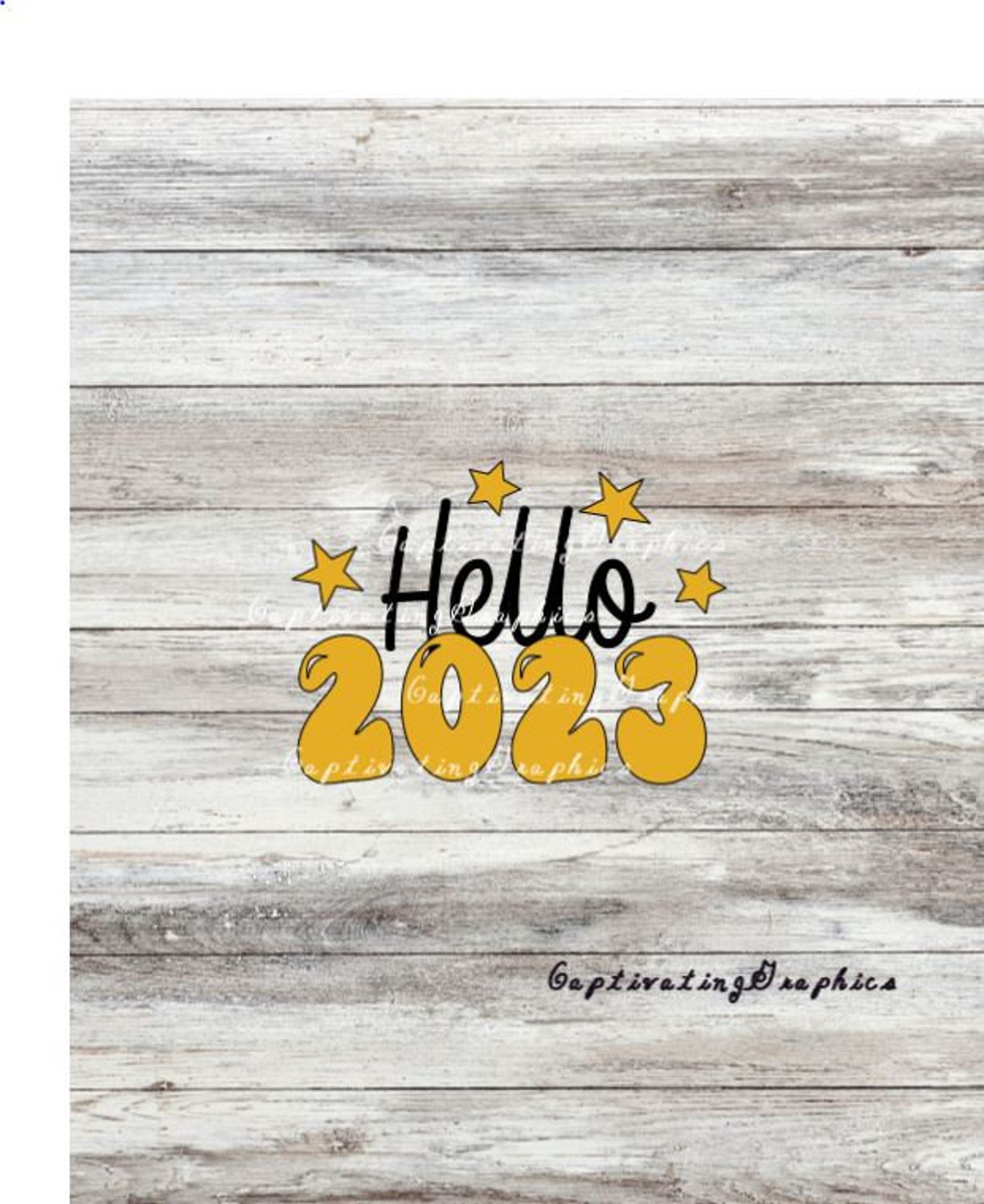 Hello 2023 SVG, New Year Svg, Holiday Svg, 2023 Svg, Circut, Silhouette ...