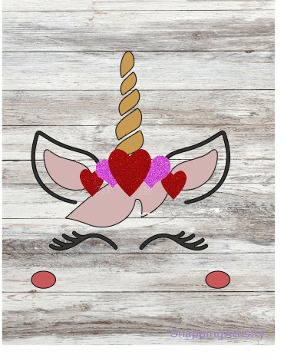 VALENTINE UNICORN SVG, Valentine Svg, Heart Svg, Unicorn Svg, Cricut ...