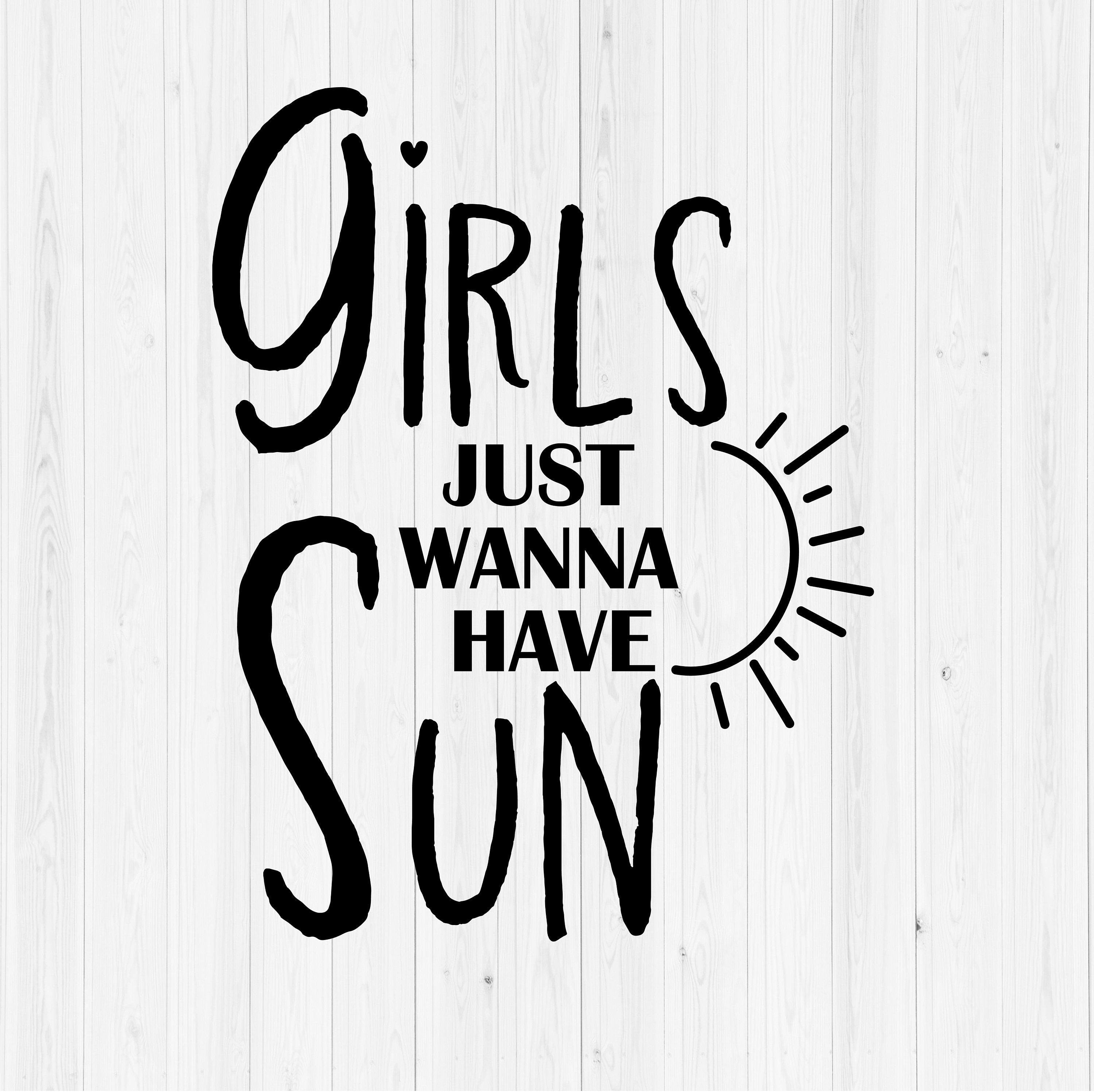 Girls Just Wanna Have Sun SVG Vacation Svg Yeti Mug Svg Summer Gift ...