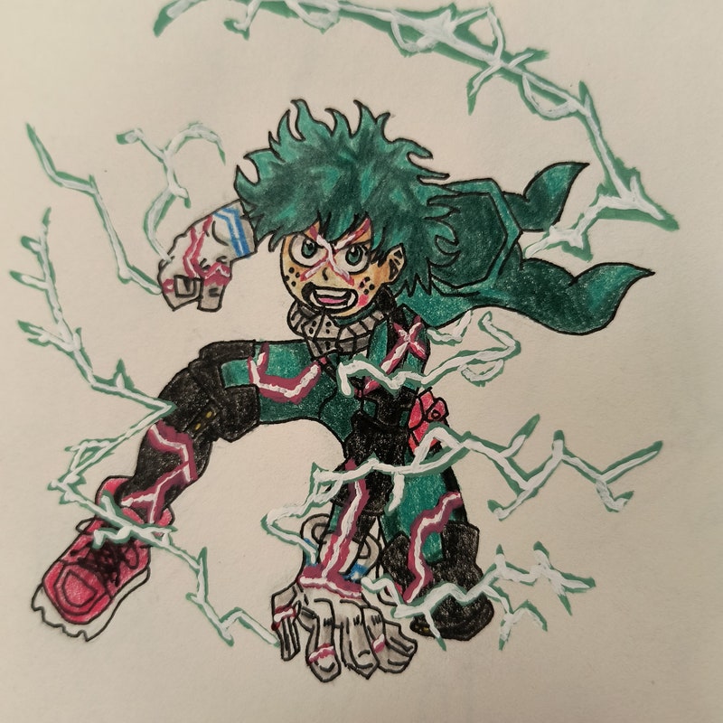 Vigilante Deku Action Figure - Etsy