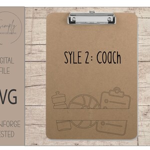 Digital Teacher Gift Educator Personalized Clipboard | Coach End of ...