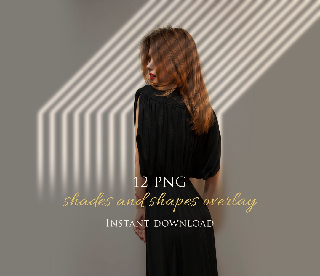 Shades and Shapes Overlay Png - Etsy