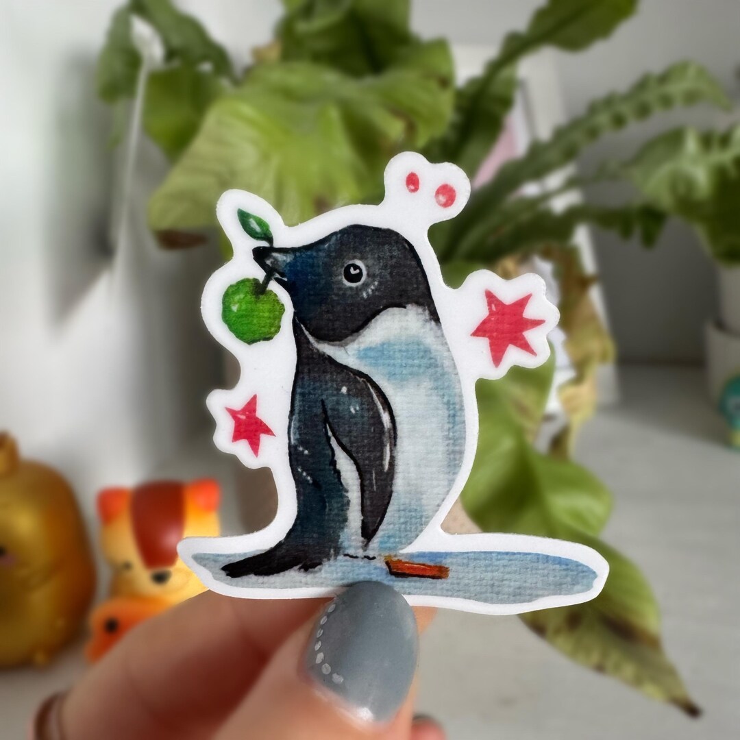 2” Adelie Penguin Die Cut Decal | Laptop, Water Bottle, Tumbler Sticker ...