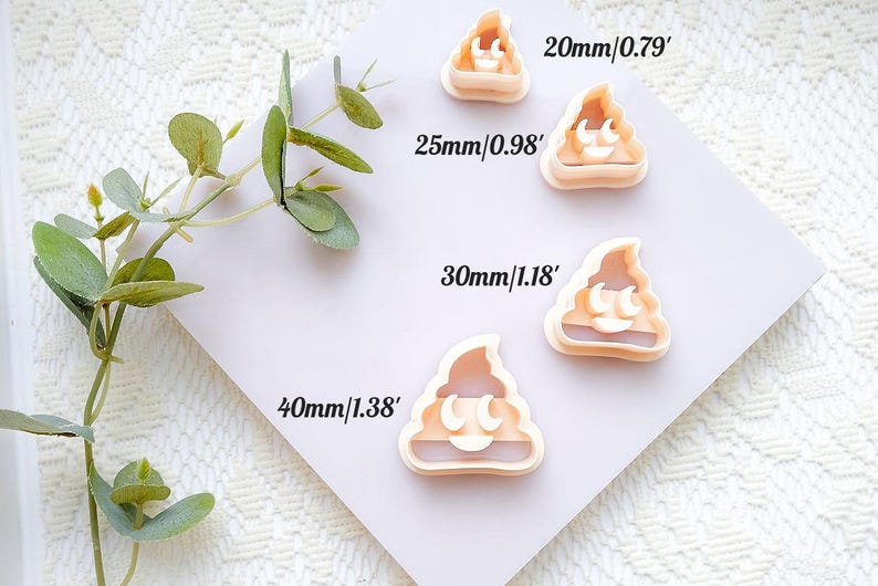 Poop Emoji Polymer Clay Cutter: Funny Earring Jewelry Tool - Etsy