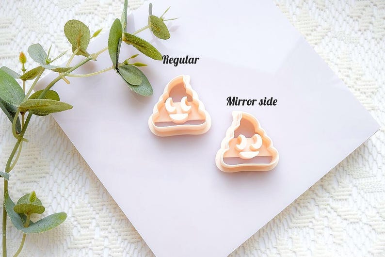 Poop Emoji Polymer Clay Cutter - Funny Earring Jewelry Making Tool ...