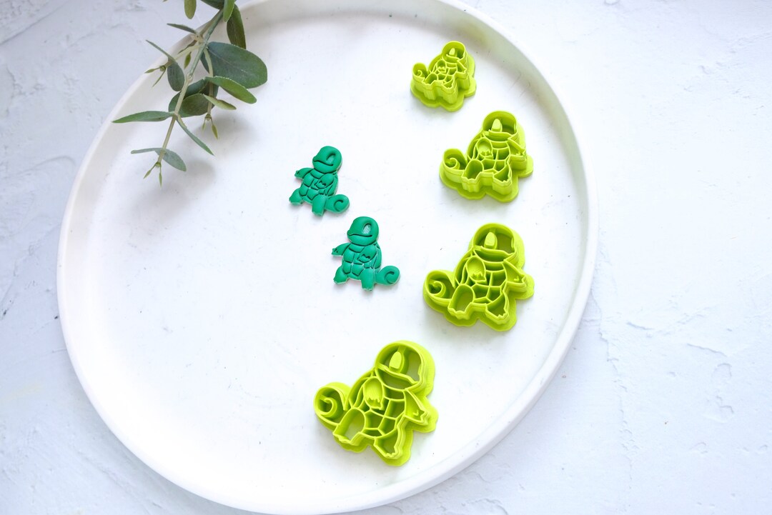 Squirtle Pokemon Polymer Clay Cutter, Pokemon Polymer Clay Cutter ...