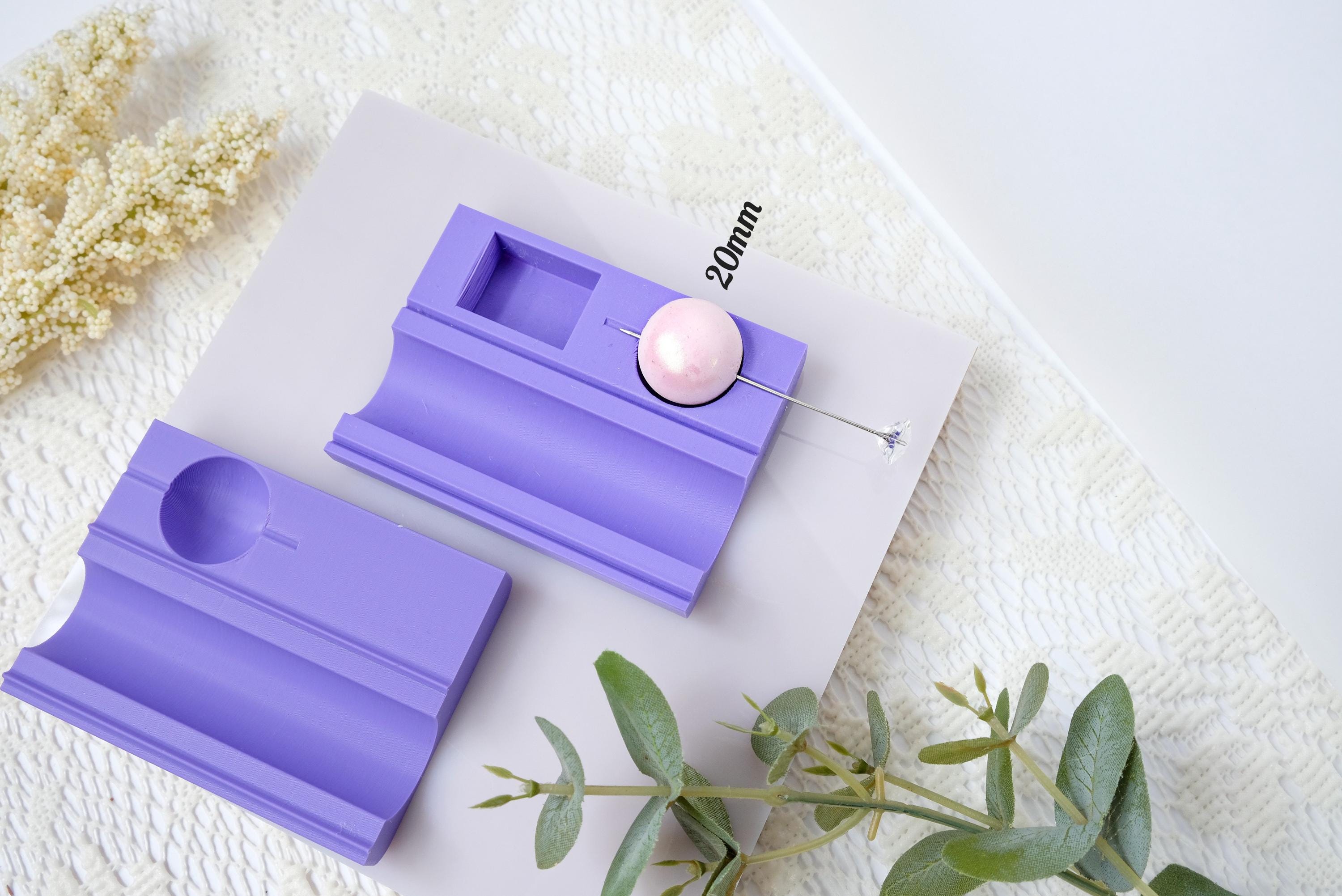 Polymer Clay Circle Bead Roller Tool With Piercing Needle – Round ...