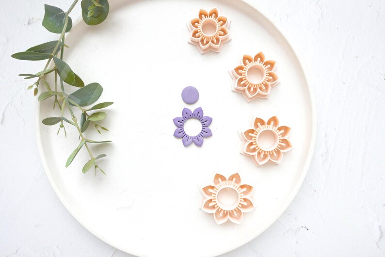 Daisy Sunflower Clay Cutter Tool for Polymer Jewelry Making Cookie ...