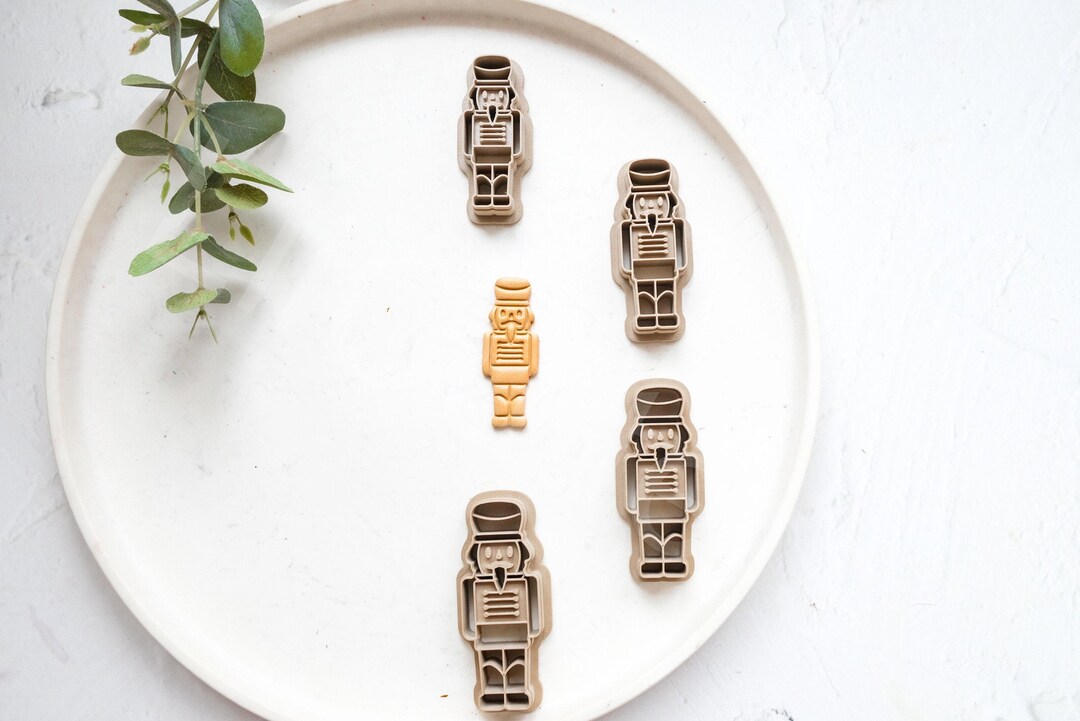 Nutcracker Polymer Clay Cutters: Christmas Earring DIY - Etsy