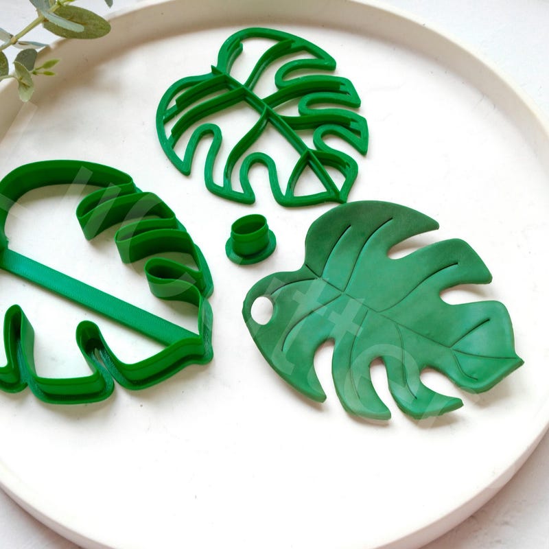 Monstera Clay Miniature - Etsy