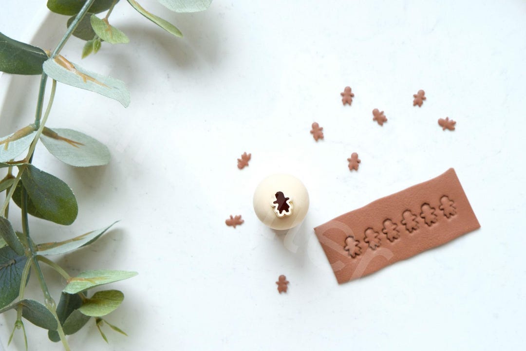 Micro Ginger Girl Clay Cutter: 8mm Mini Christmas Earring Tool - Etsy