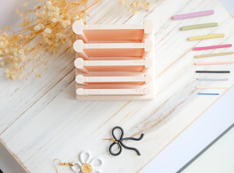 Polymer Clay Hoop Strip Roller Thickness Guide Set - Gradient Blending ...
