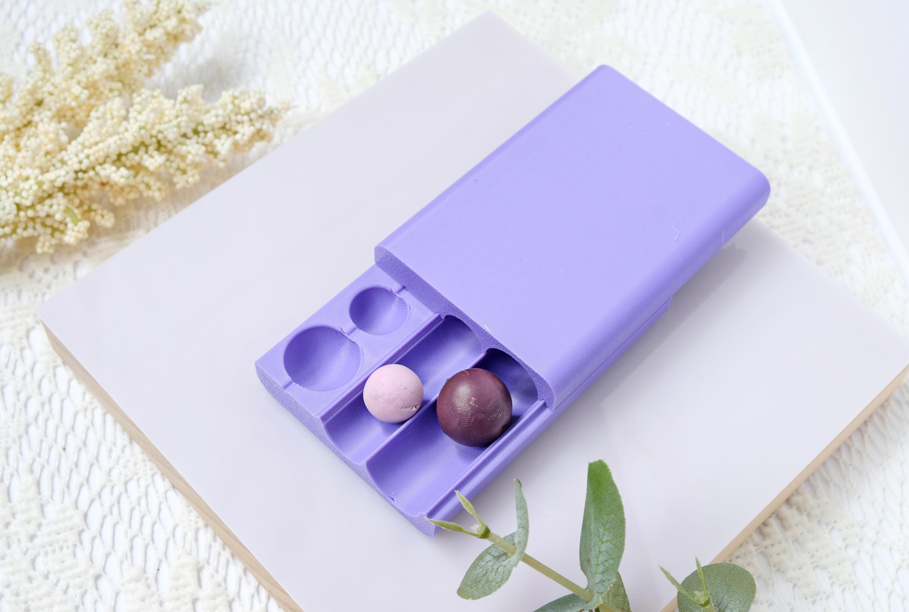 Polymer Clay Circle Bead Roller Tool With Piercing Needle – Round ...