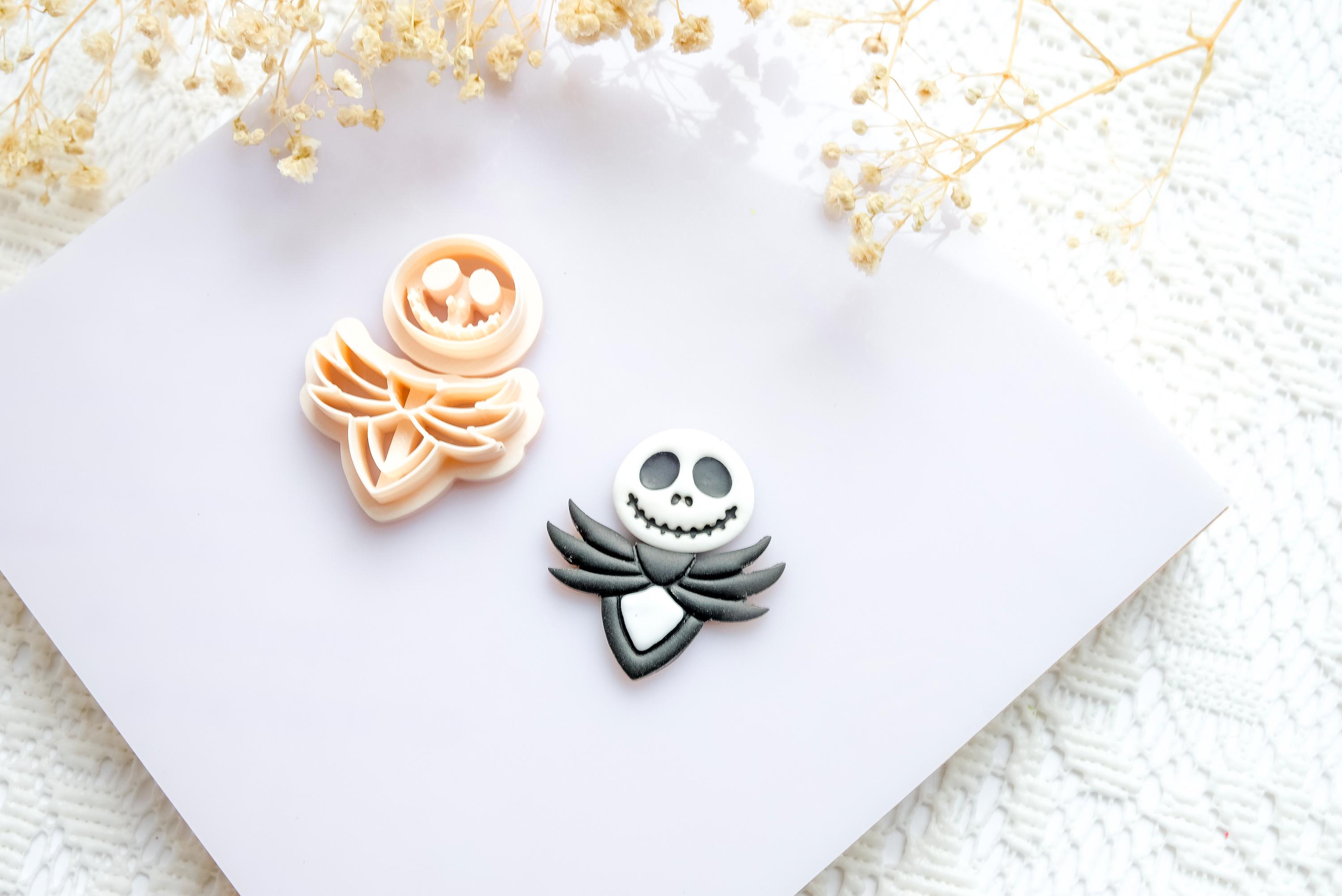 Jack Skellington Tuxedo Polymer Clay Cutter Set Nightmare Before ...