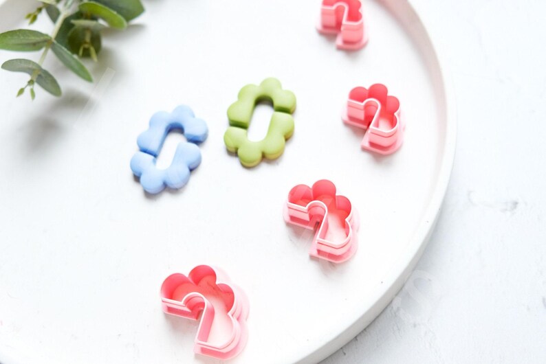 Half Flower Polymer Clay Cutter Geometric Earring Design Tool 30-45mm ...