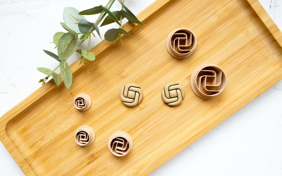 Knot Circle Polymer Clay Cutter, Knot Clay Earring Cutter, Geometric ...