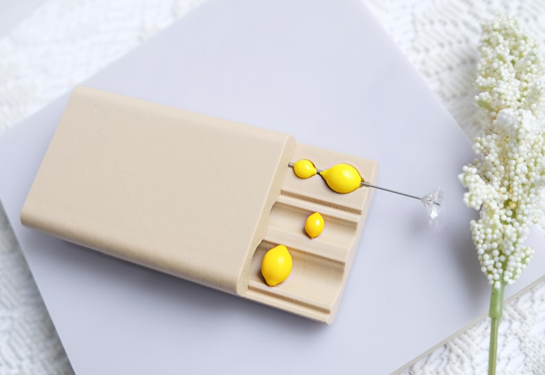 Lemon Bead Roller Piercing Needle Tool Polymer Clay Shaping Guide 6 ...