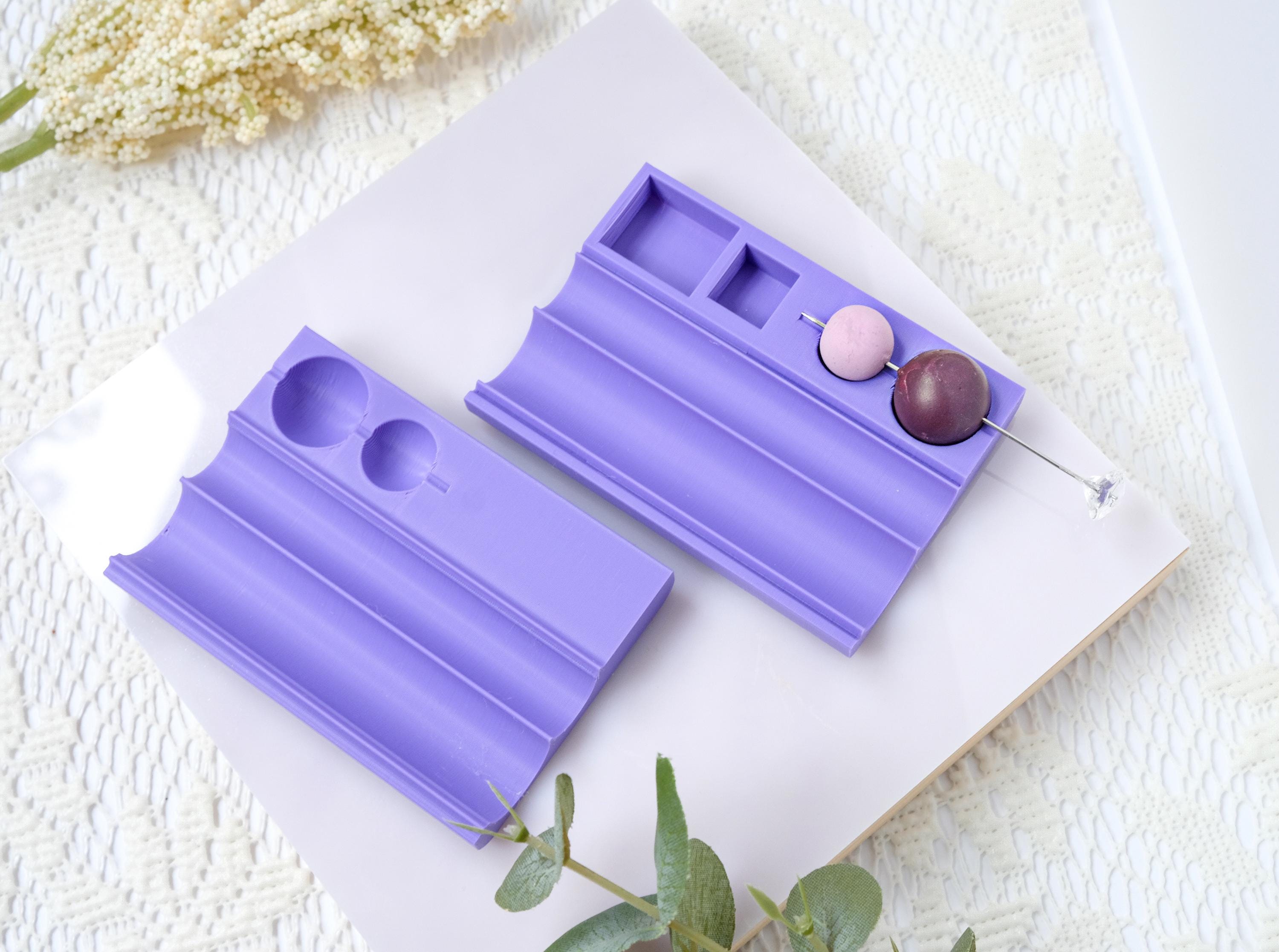 Polymer Clay Circle Bead Roller Tool With Piercing Needle – Round ...