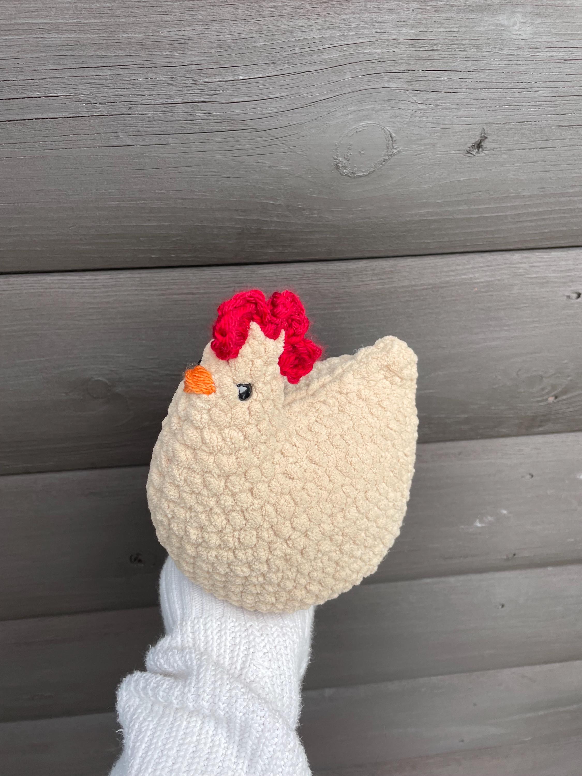 Crochet Chicken Plushie - Etsy