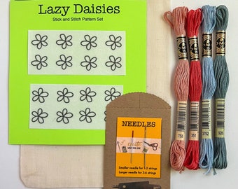 Lazy Daisy Embroidery Pattern - Etsy