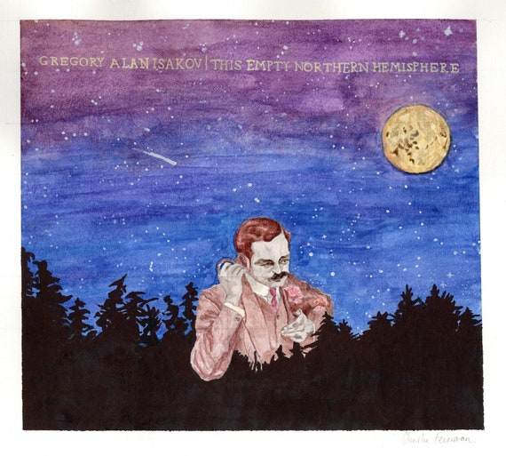 Gregory Alan Isakov Watercolor Art Album Cover This Empty - Etsy