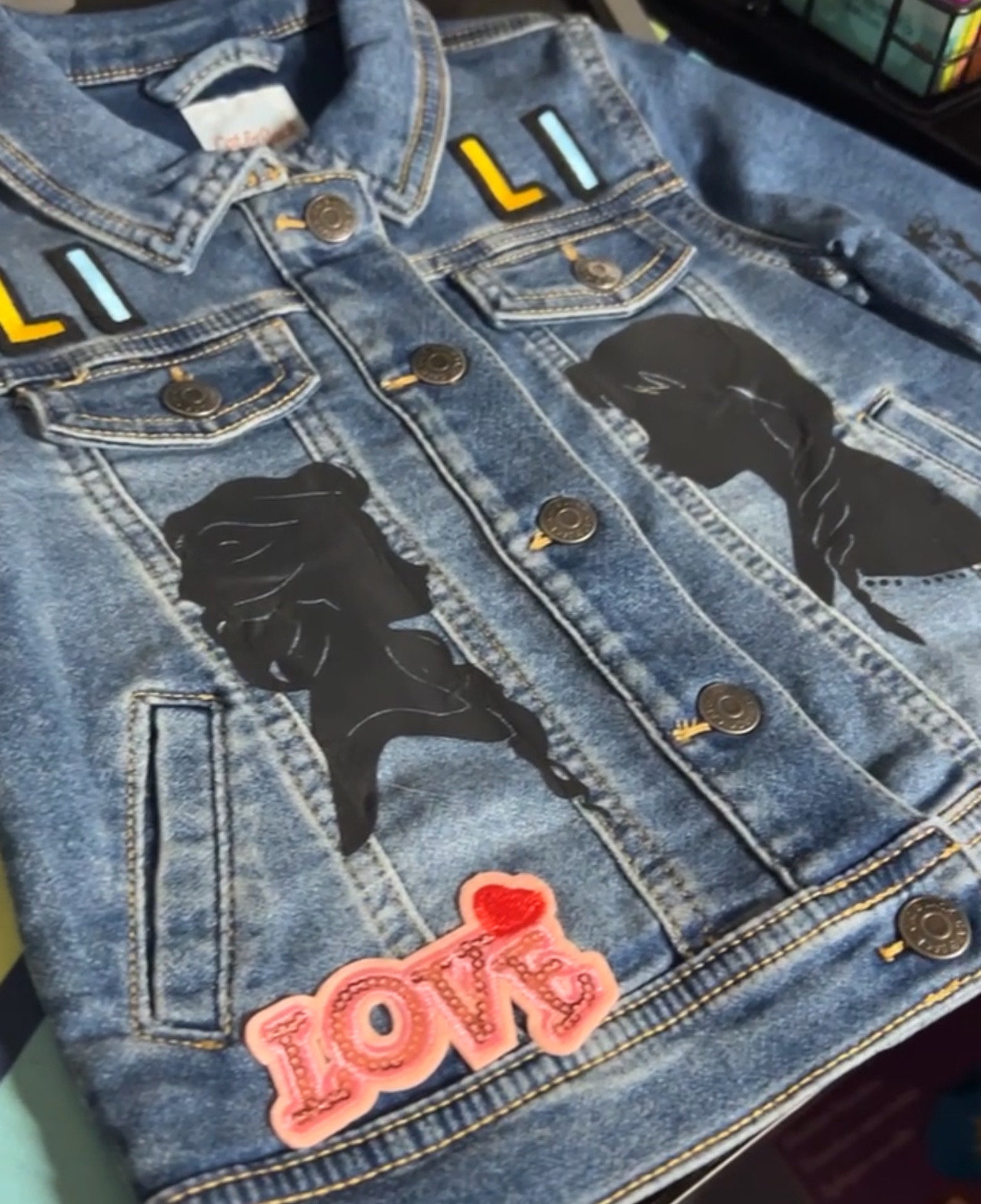 Denim Customized Jacket - Etsy