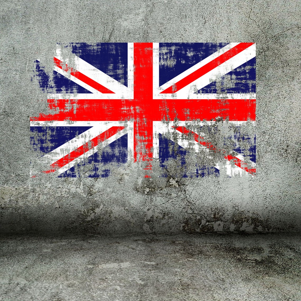 Bundle of 10 UK Flags Distressed ,svg Png , Grunge Retro Union Jack SVG ...