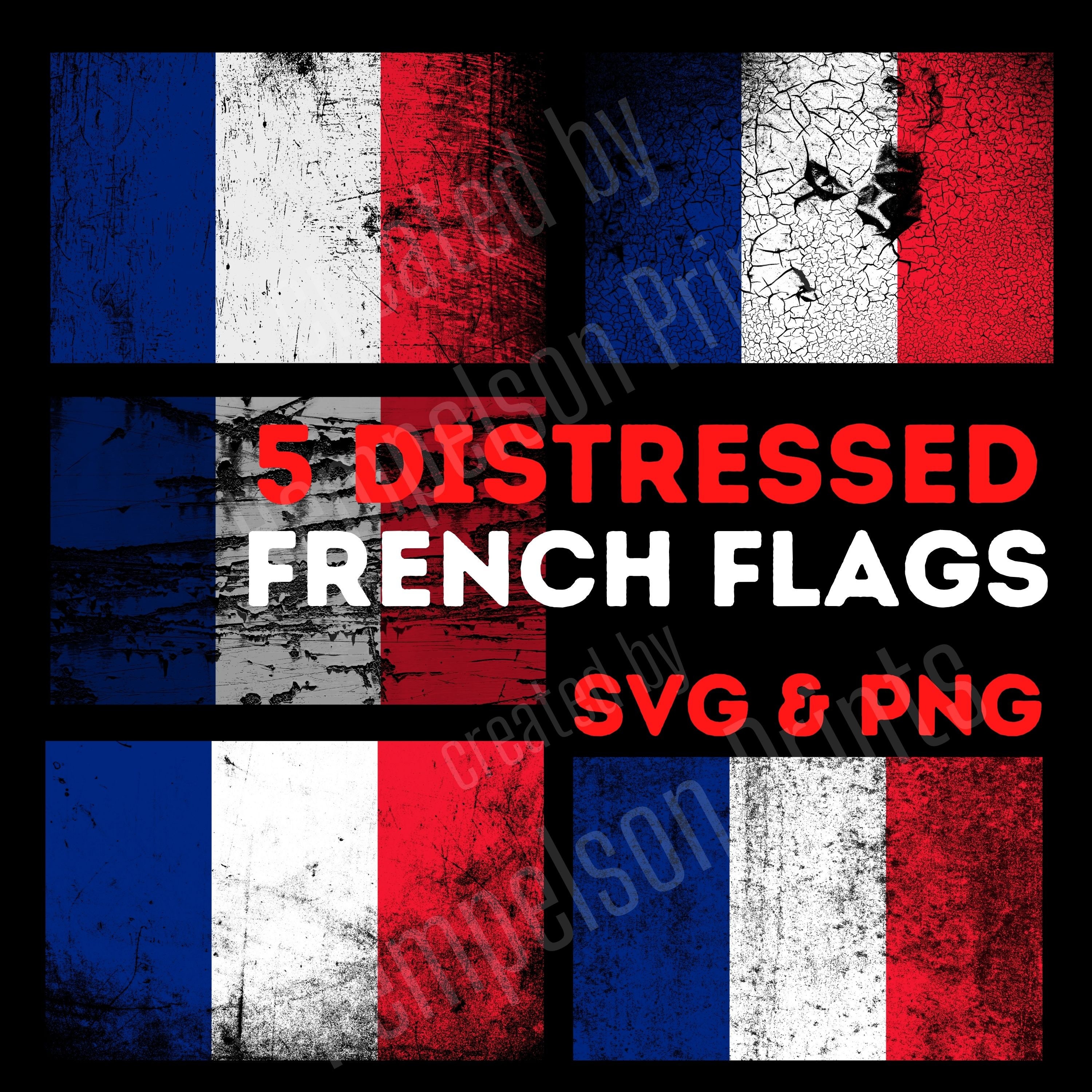 Weathered French Flag