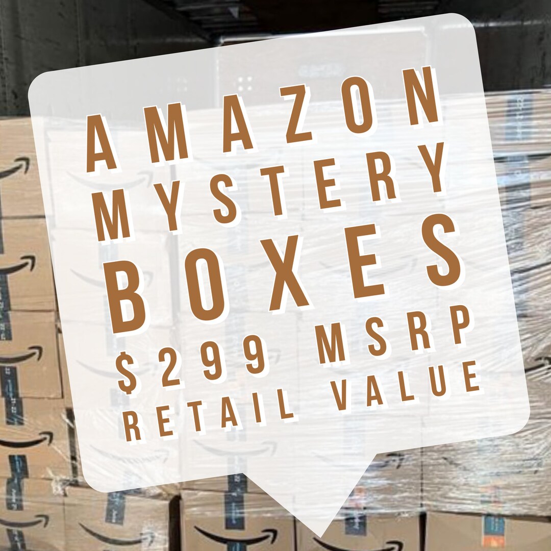 Amazon Mystery Box 20 New Items Overstock & Returns Mystery Boxes ...