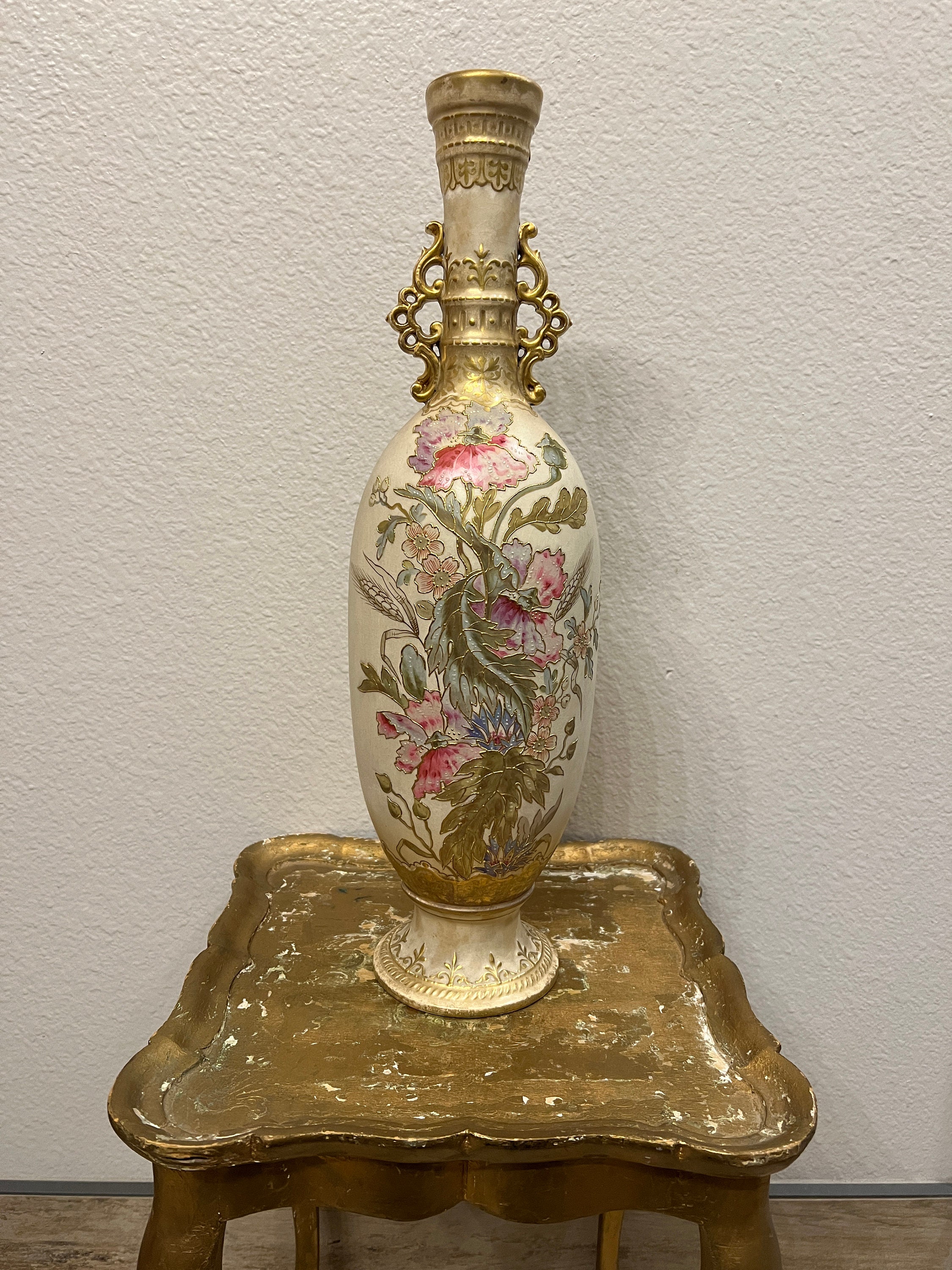 Royal Bonn Floral Vase - Etsy