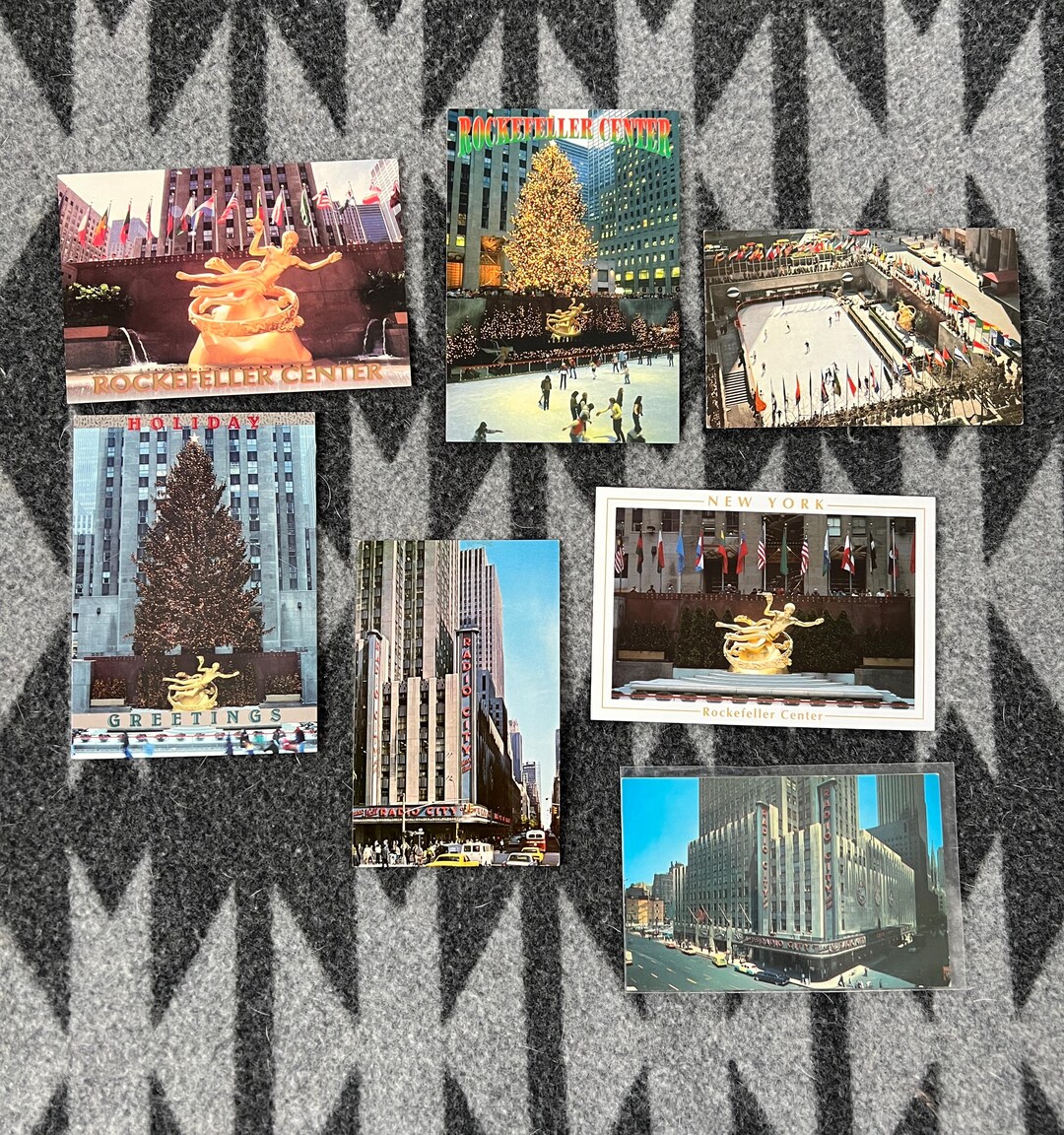 Vintage Rockefeller Center Post Cards - Etsy