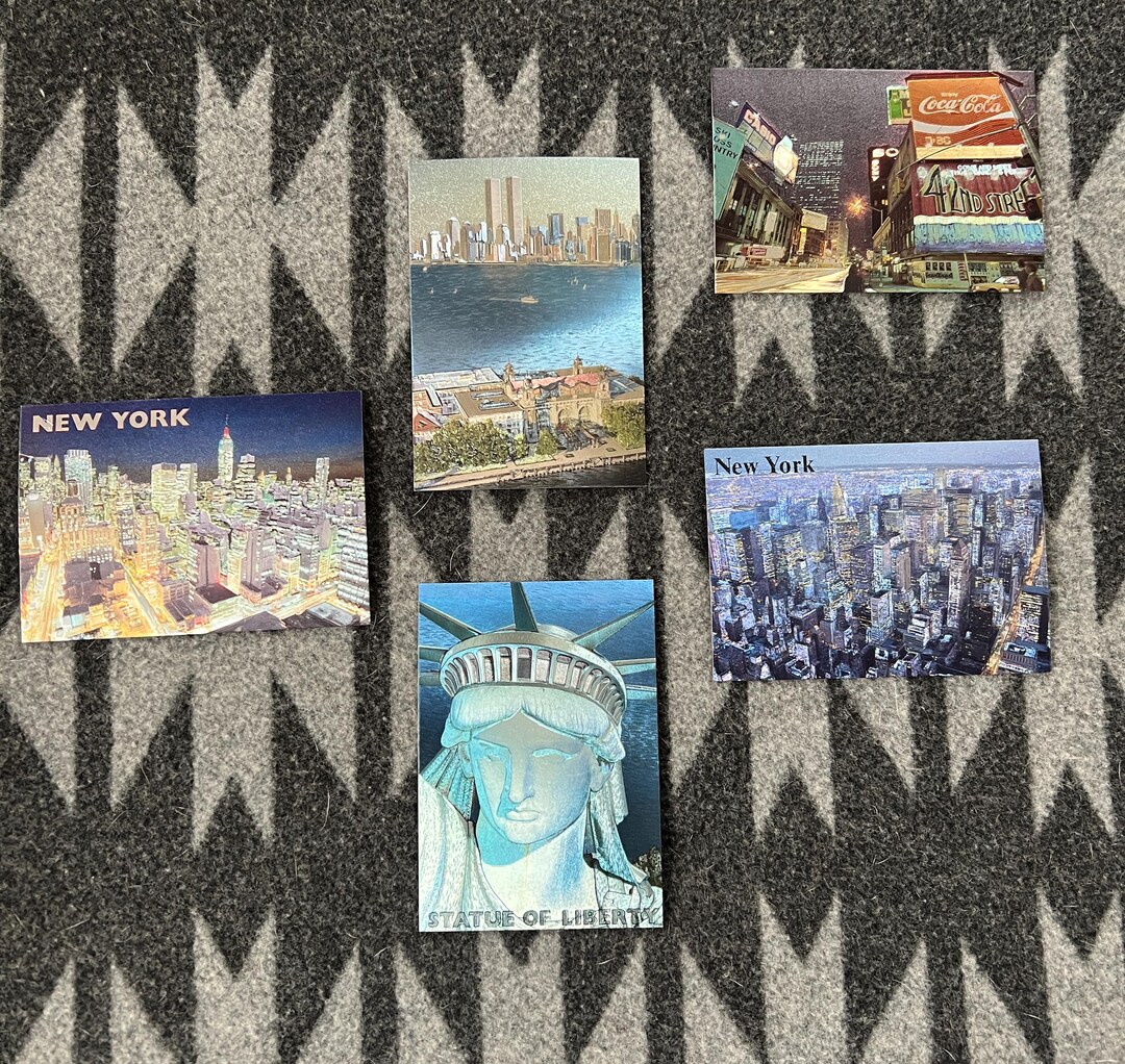 Vintage NYC Hologram Postcards - Etsy