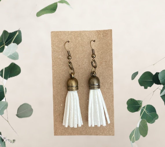 Tassel Earrings Etsy