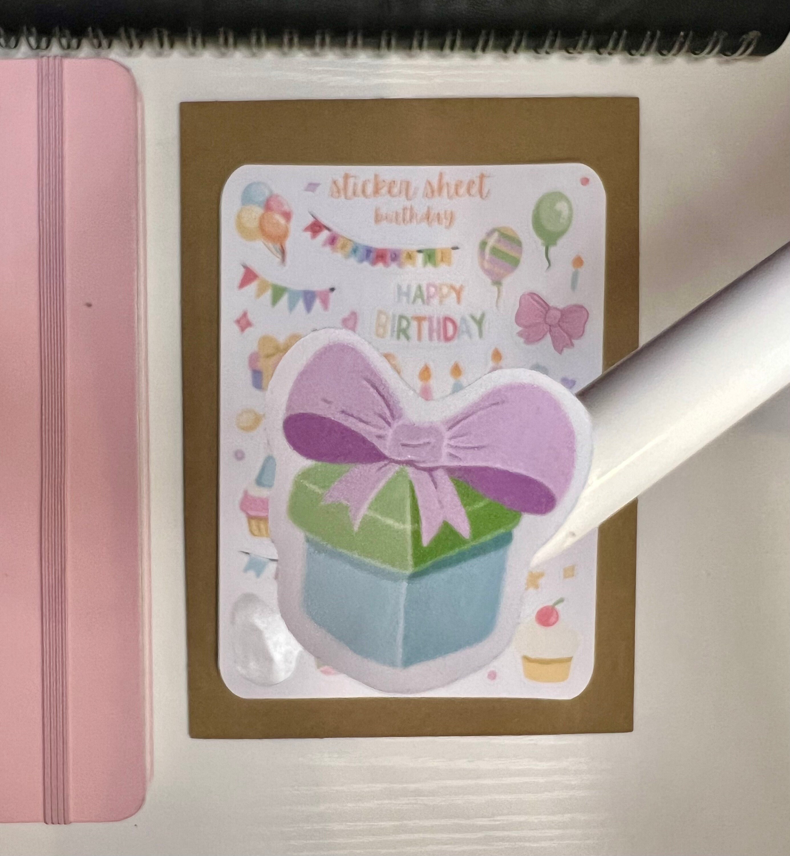 Sticker Sheet Happy Birthday Journaling Stickers for Your Planner - Etsy