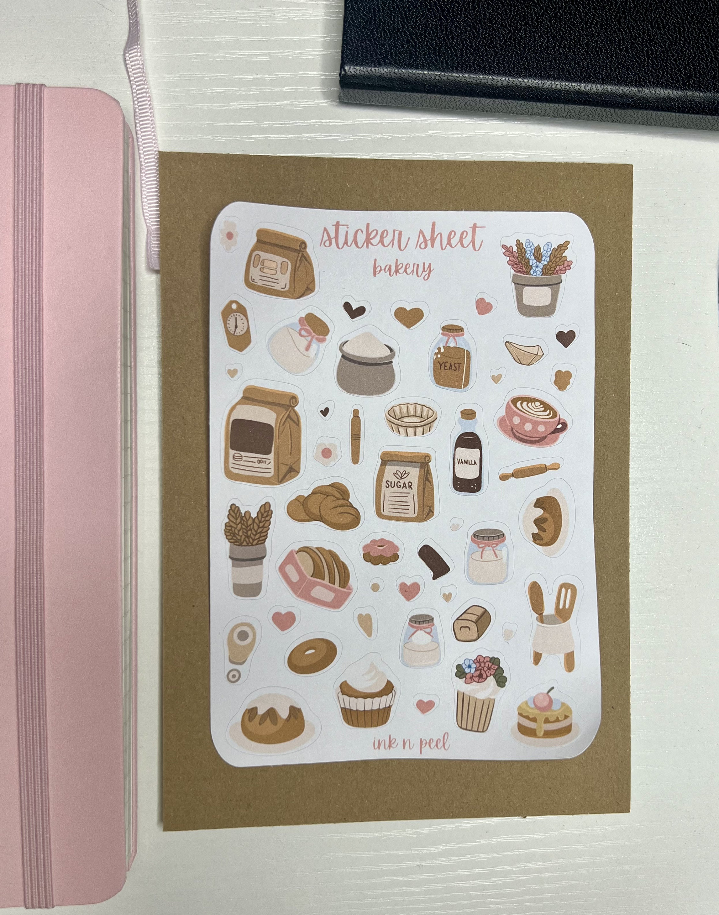 Sticker Sheet Bakery Journaling Stickers for Your Planner - Etsy