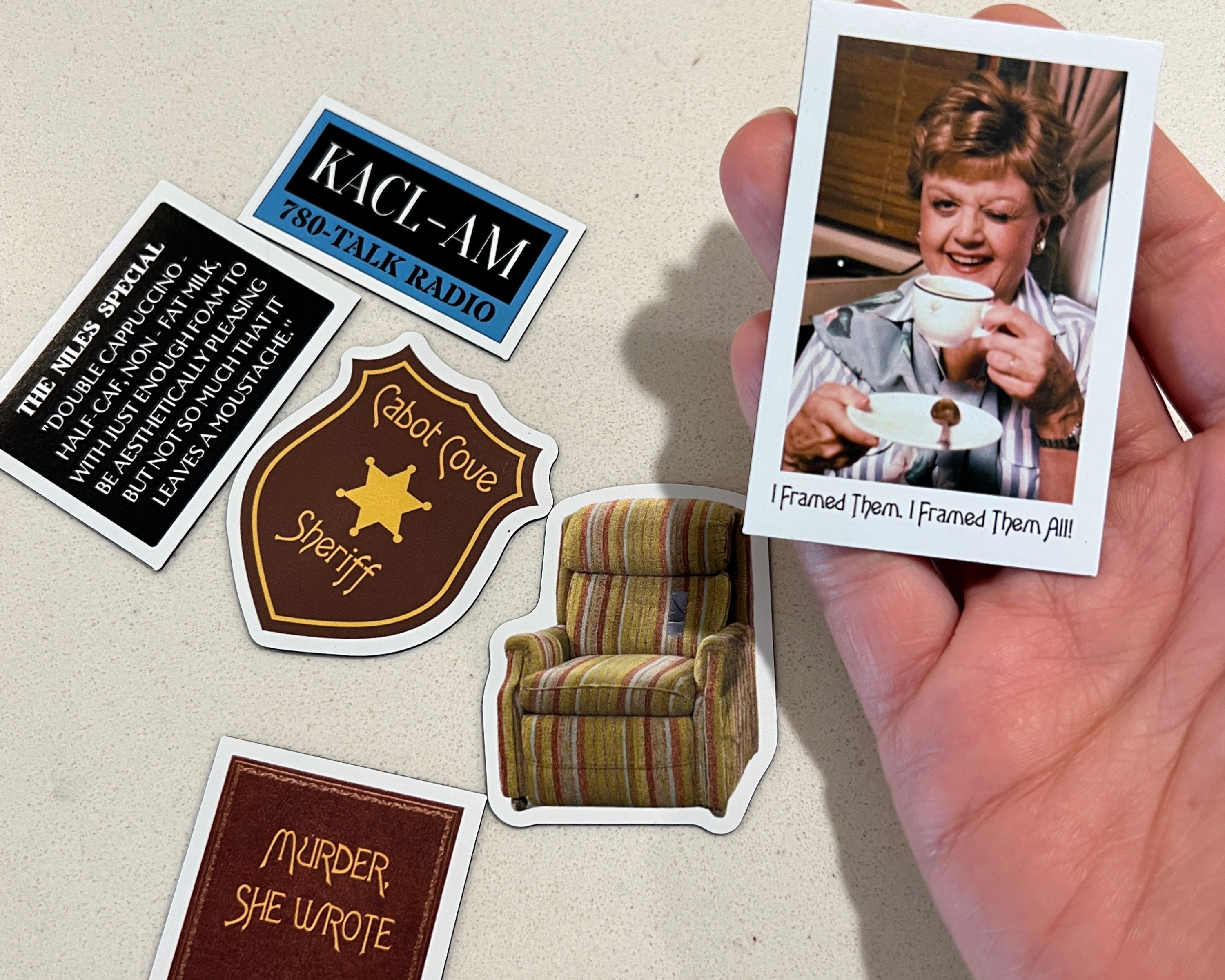 Frasier Magnet Set / KACL 780 / Frasier Crane / Niles Crane / Cafe ...