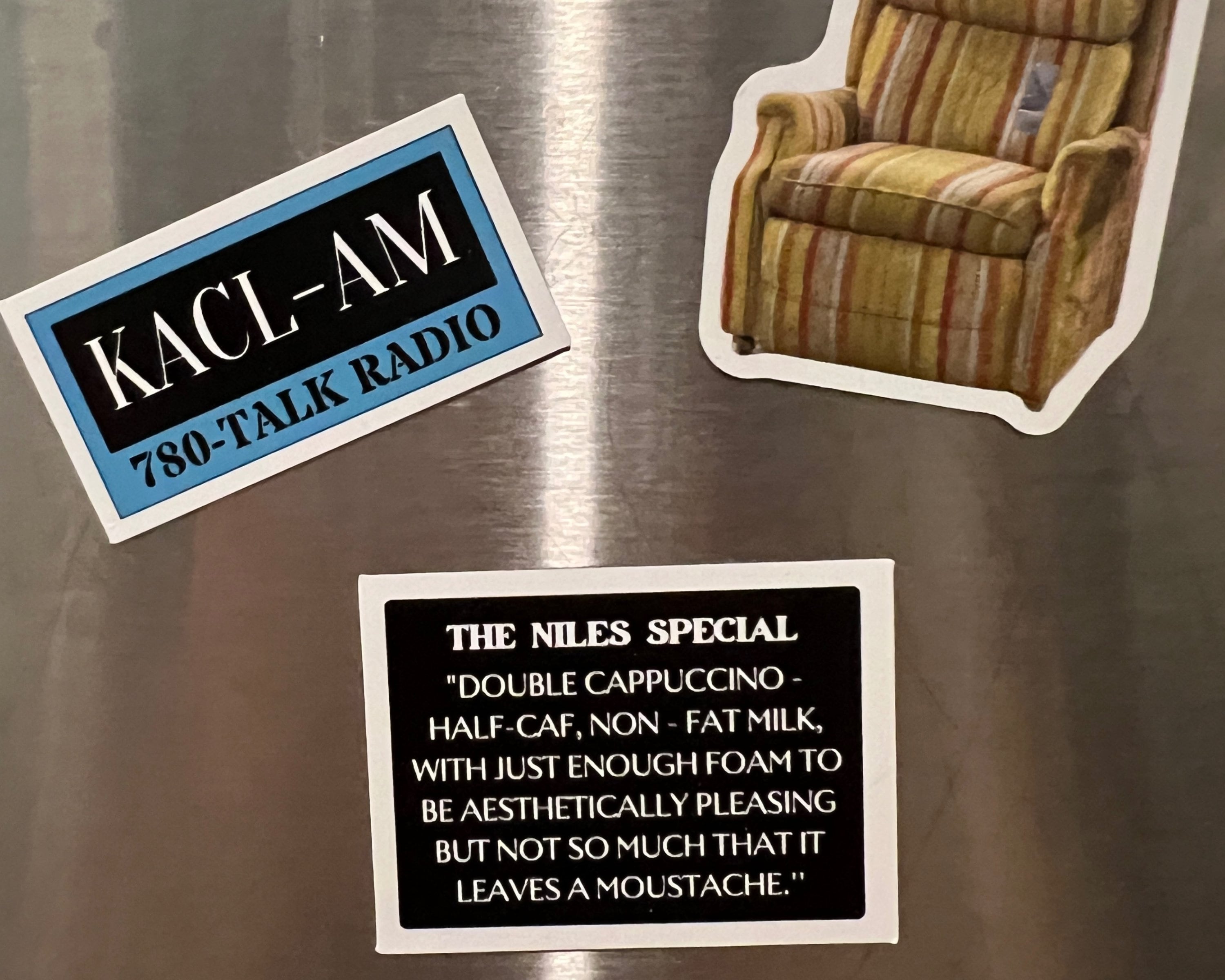 Frasier Magnet Set / KACL 780 / Frasier Crane / Niles Crane / Cafe ...