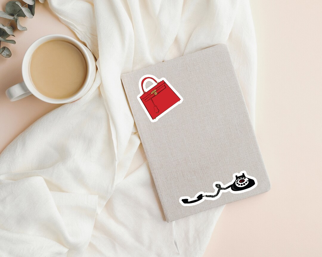 Fashion Handbag Stickers: Glossy Water-resistant Vinyl Decals (3pcs) - Etsy