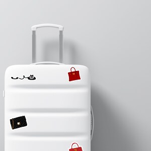 Fashion Handbag Stickers: Glossy Water-resistant Vinyl Decals (3pcs) - Etsy