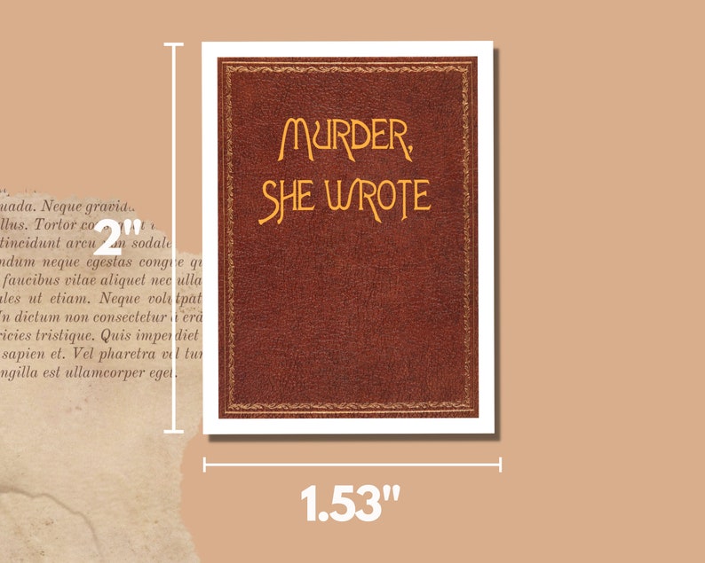 Murder She Wrote Magnet Set / Jessica Fletcher / Cabot Cove / Angela ...