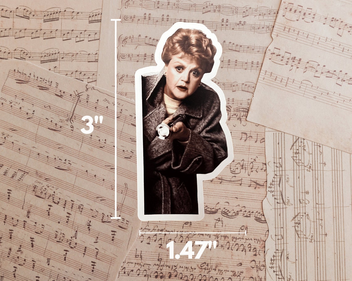 Murder She Wrote Magnet Set / Jessica Fletcher / Cabot Cove / Angela ...