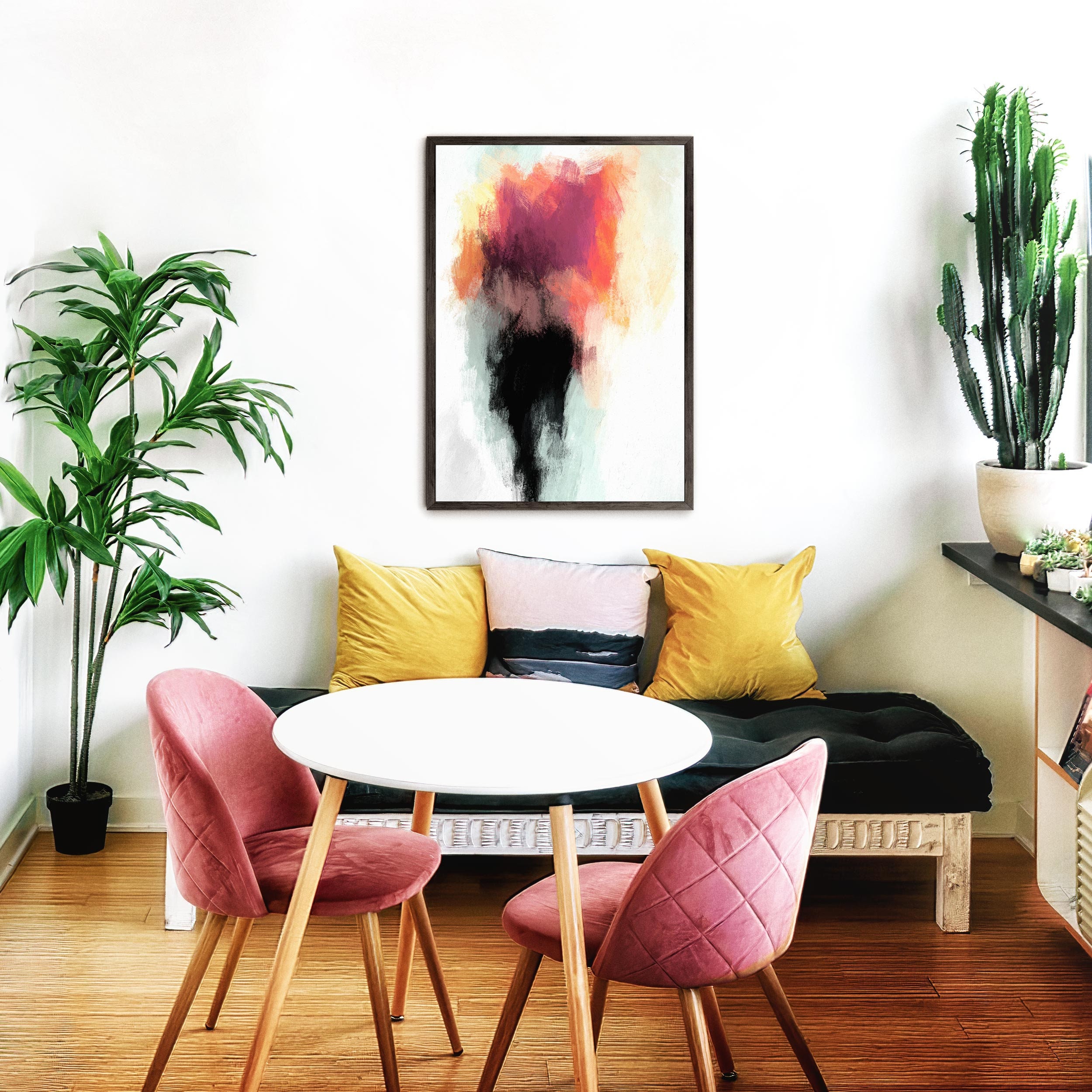 Instant Download Art, Printable Colorblock Painting, Abstract Art ...